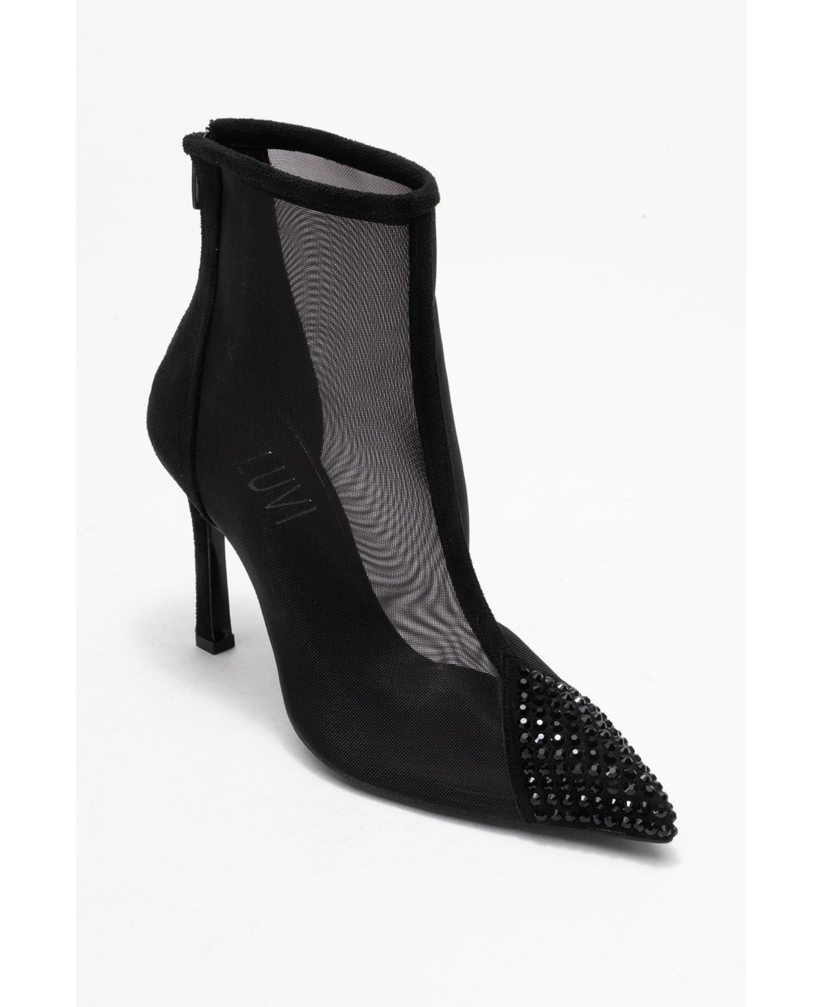 Click here for Prologue Shoes Farella Mesh Embellished Back-Zip B... prices