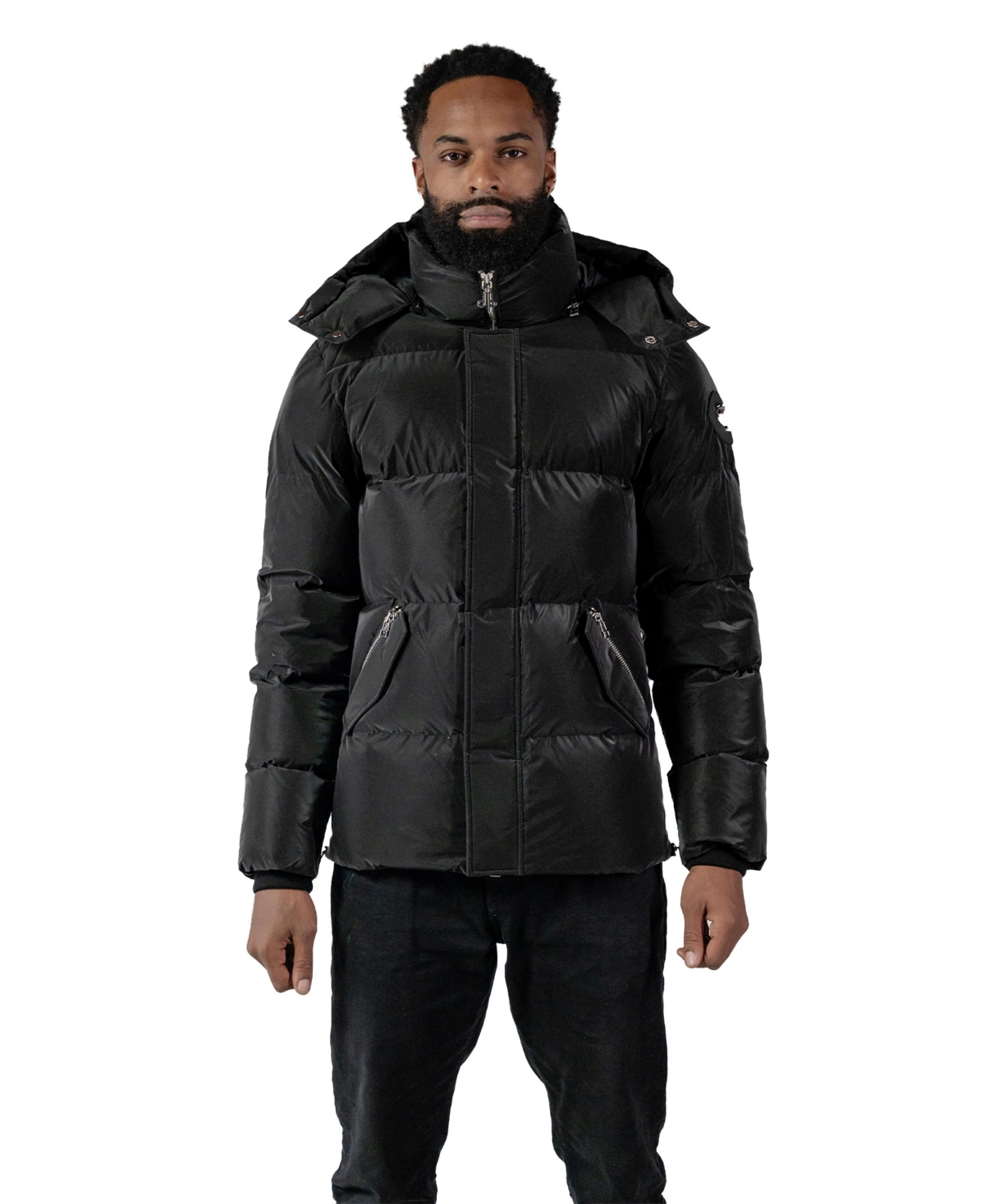 Click here for Woodpecker Mens Bumnester Quilted Coat - Black dia... prices