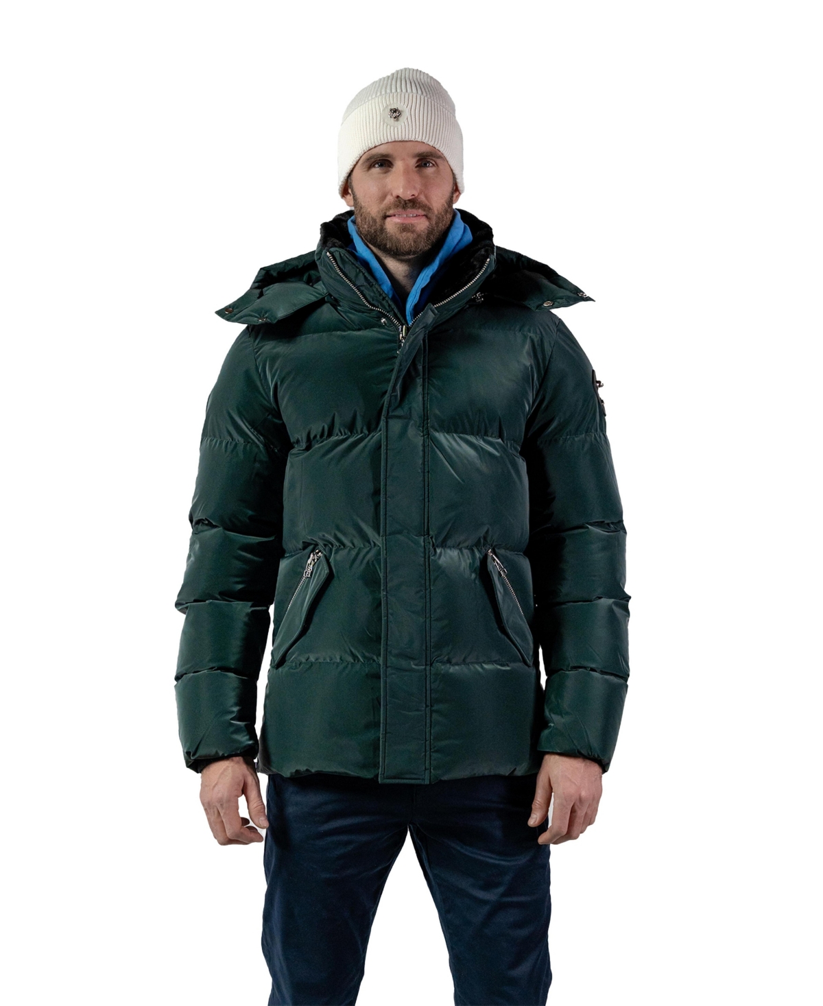 Click here for Woodpecker Mens Bumnester Quilted Coat - Green dia... prices