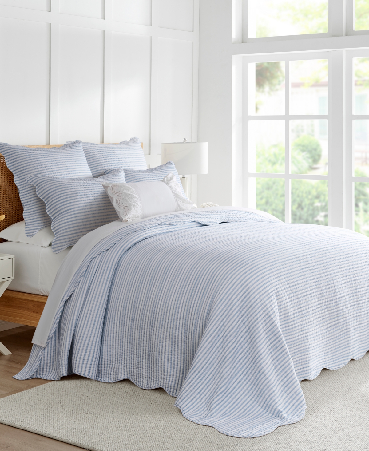 Click here for Levtex Home Martha Stripe Reversible 2-Pc. Bedspre... prices