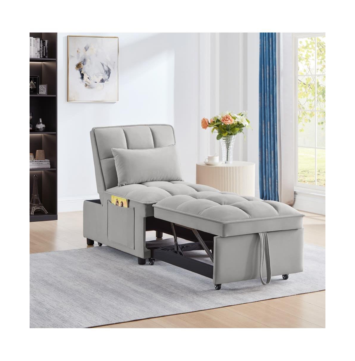 Click here for Maison Boucle 4-in-1 Single Velvet Pull-Out Sleepe... prices