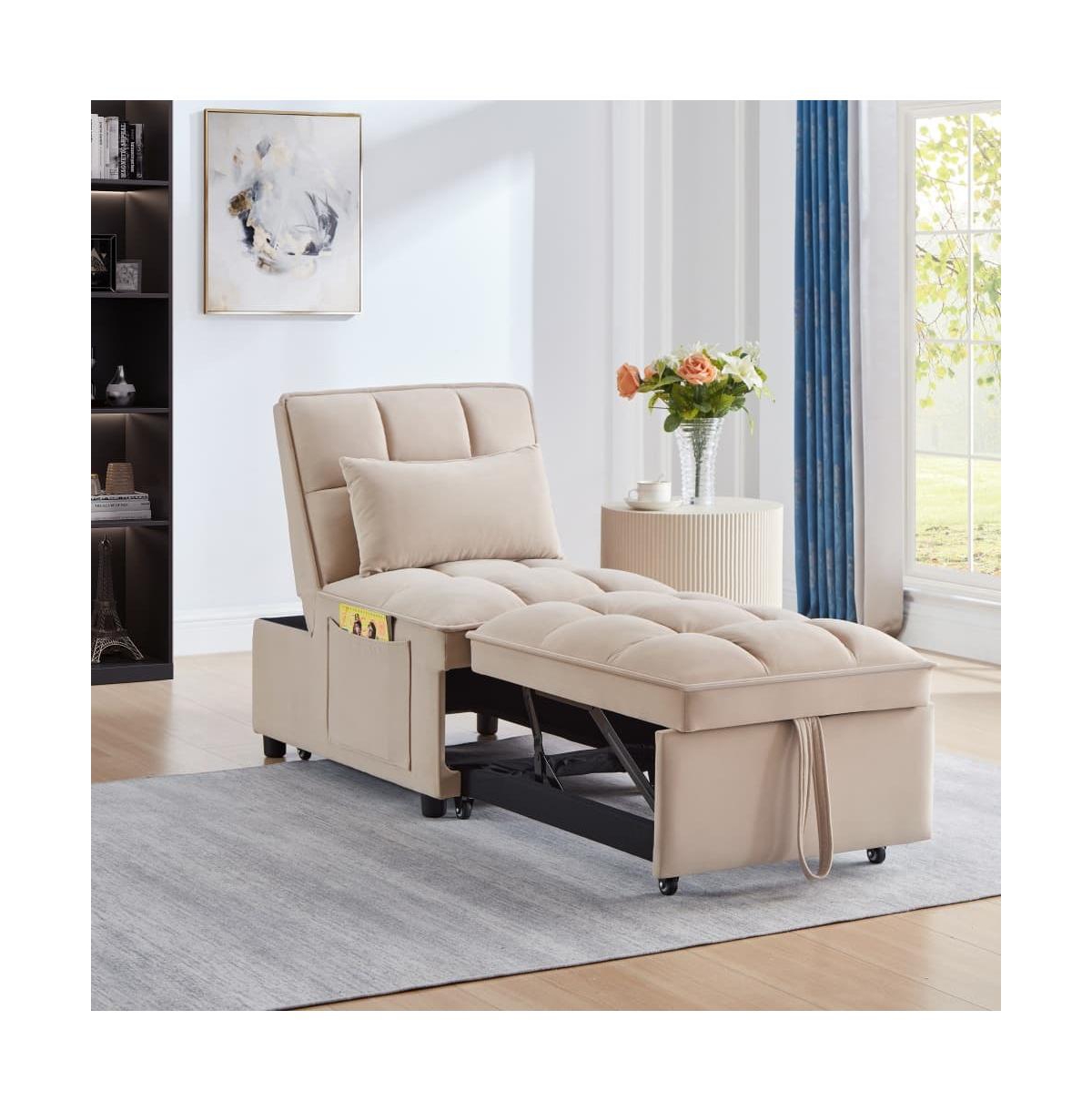 Click here for Maison Boucle 4-in-1 Single Velvet Pull-Out Sleepe... prices