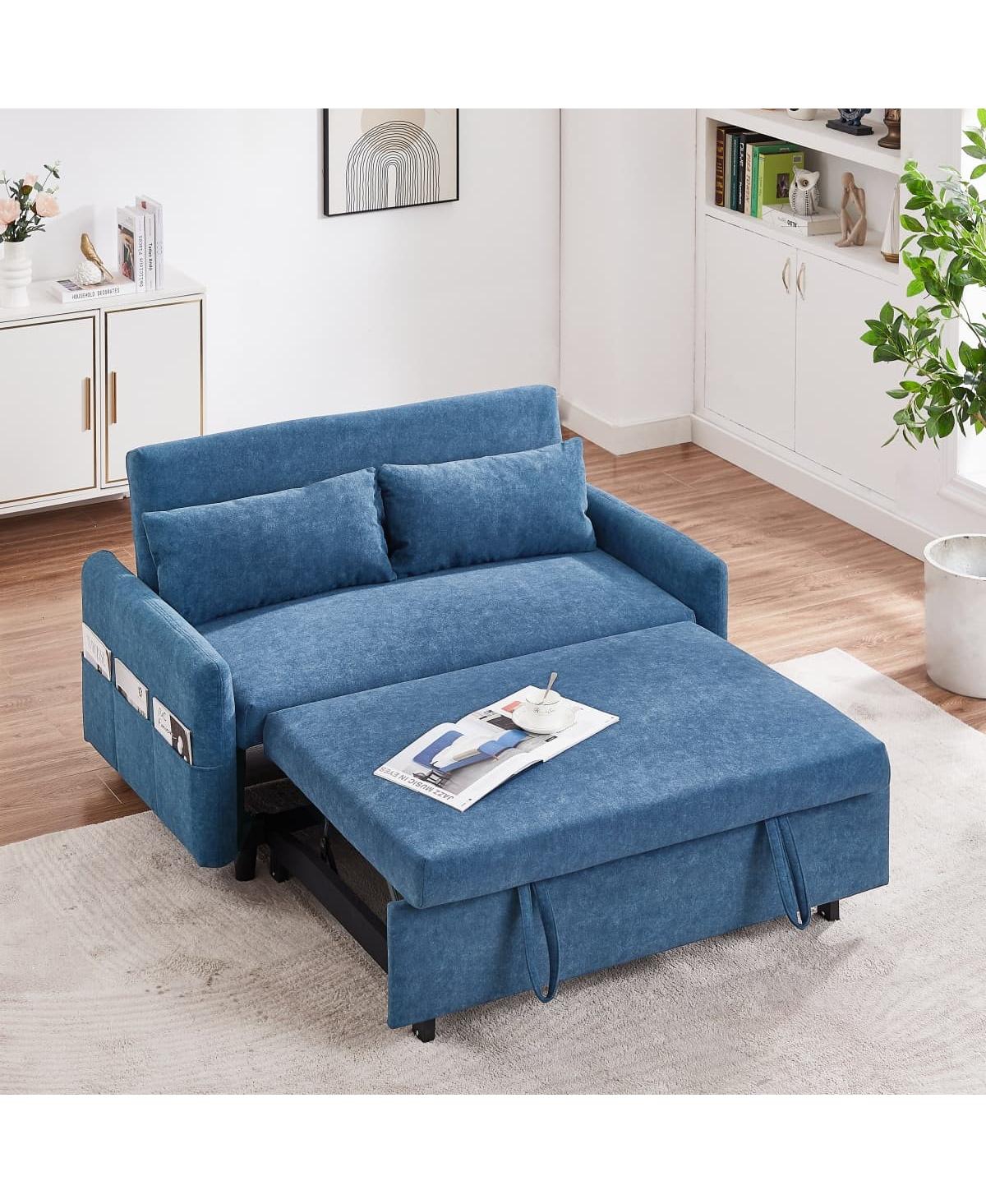 Click here for Maison Boucle 55 Convertible Sleeper Loveseat  Pul... prices