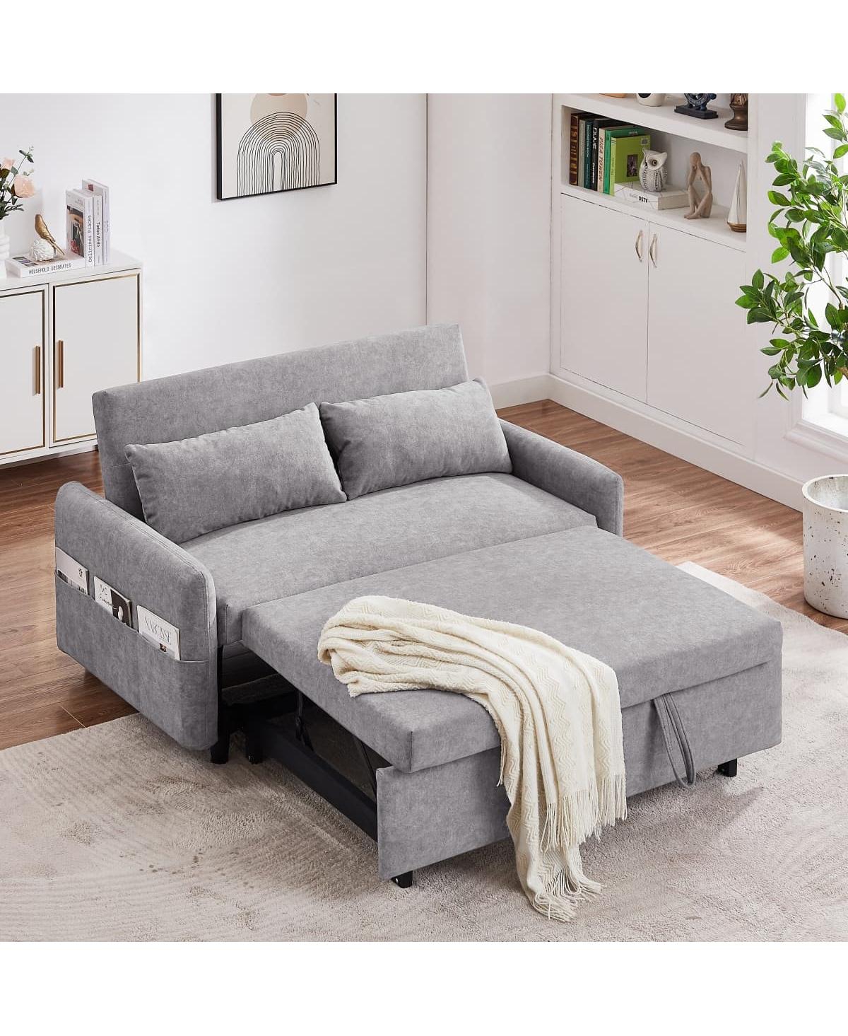 Click here for Maison Boucle 55 Convertible Sleeper Loveseat  Pul... prices
