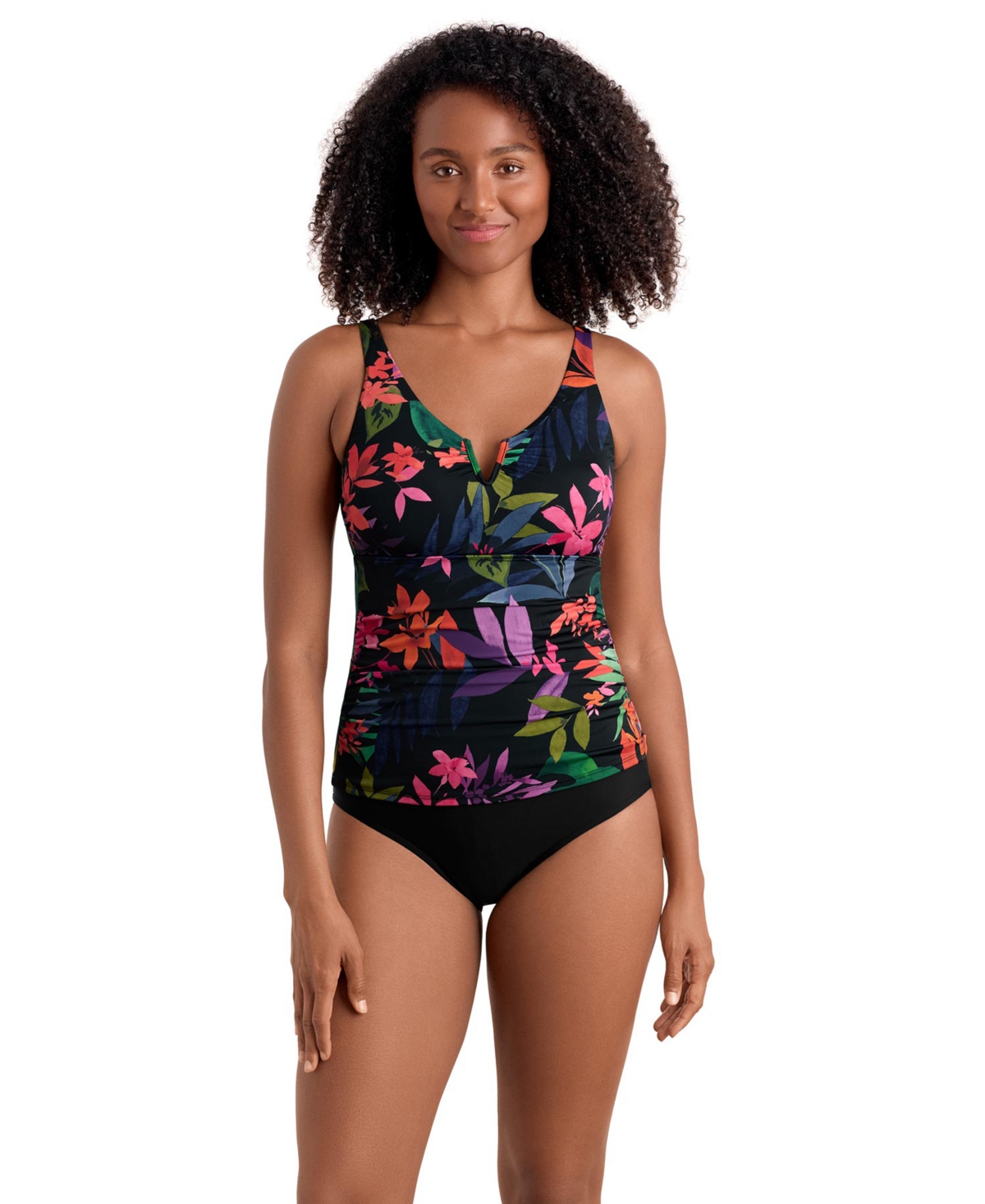 Click here for ShapeSolver Sport by Mimi Flamingo Womens Shirred... prices