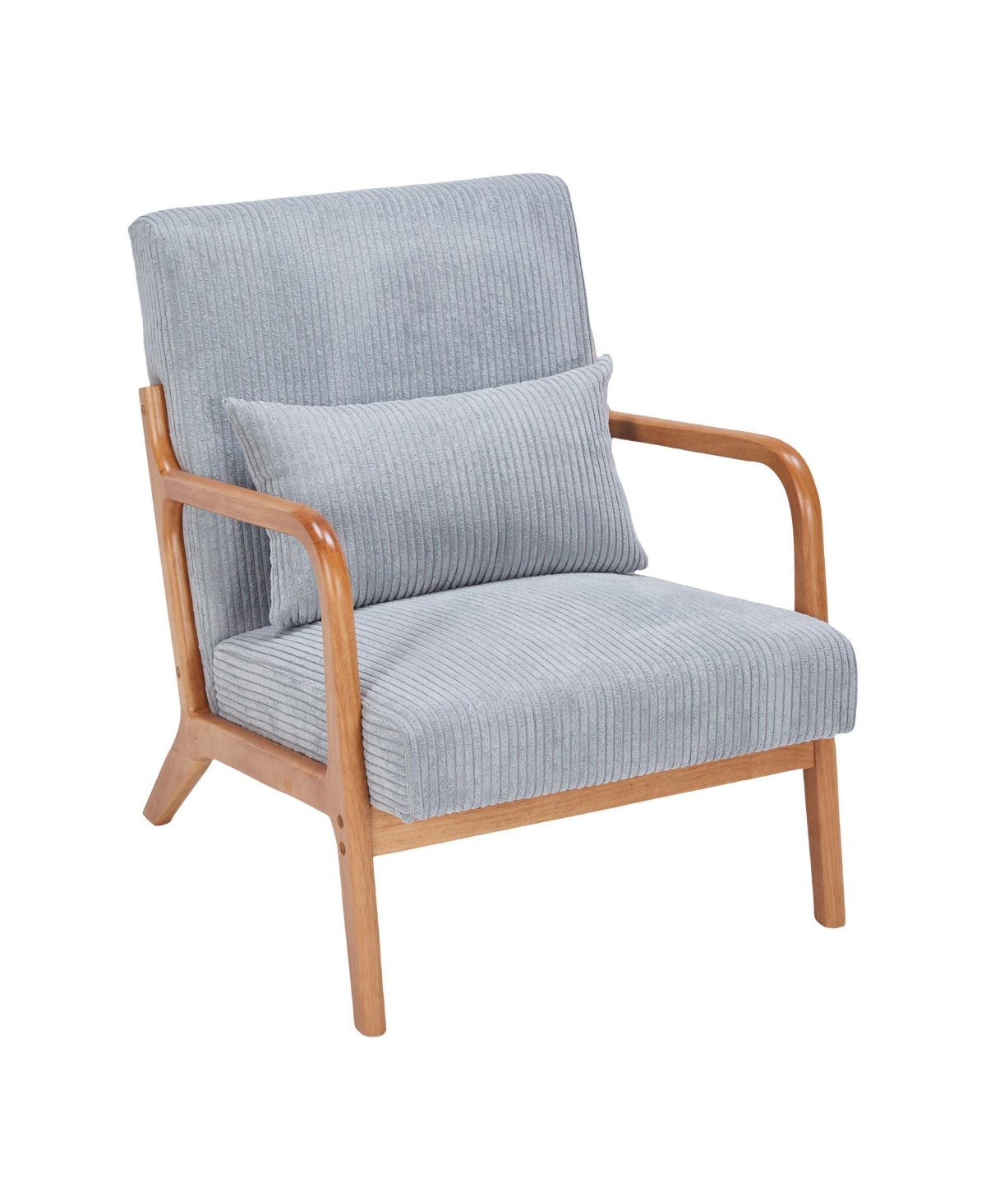 Click here for Jujabu Beige Modern Accent Chair with Pillow - Gre... prices