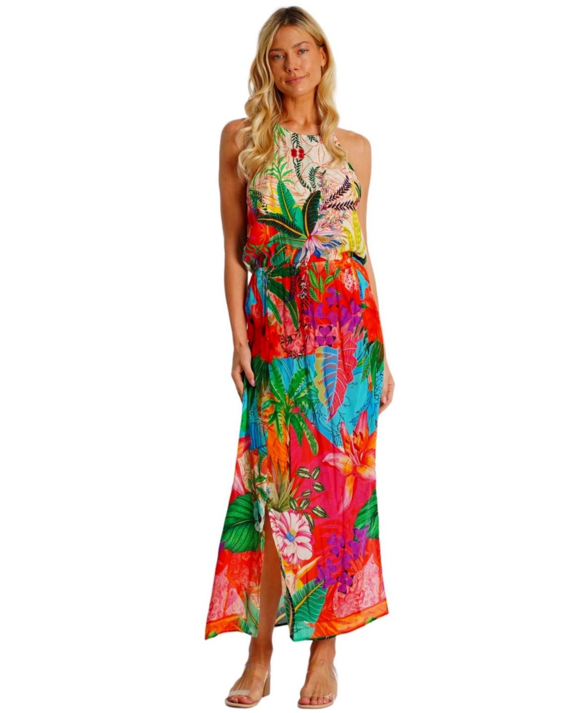 Click here for La Moda Clothing Womens Maxi Dress  Halter Neck &... prices