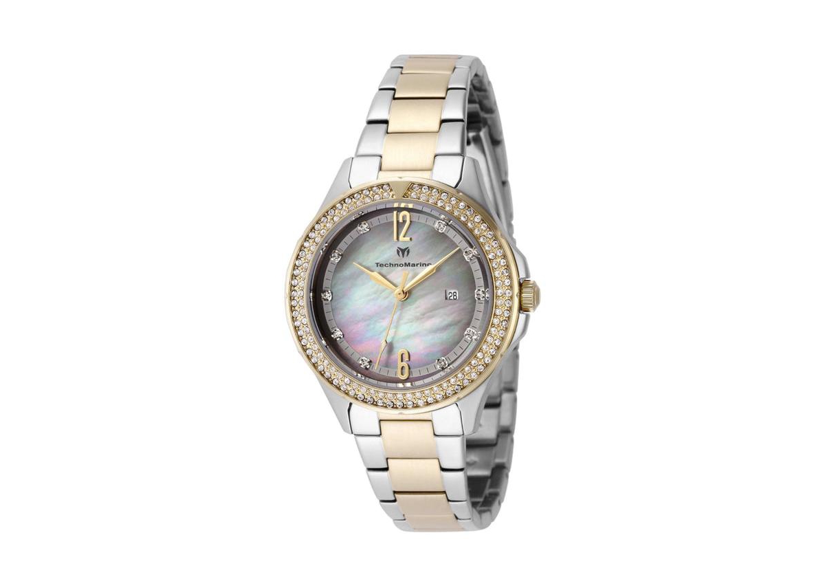 Click here for Technomarine Womens Tm-826011 Luna Quartz Grey  Wh... prices