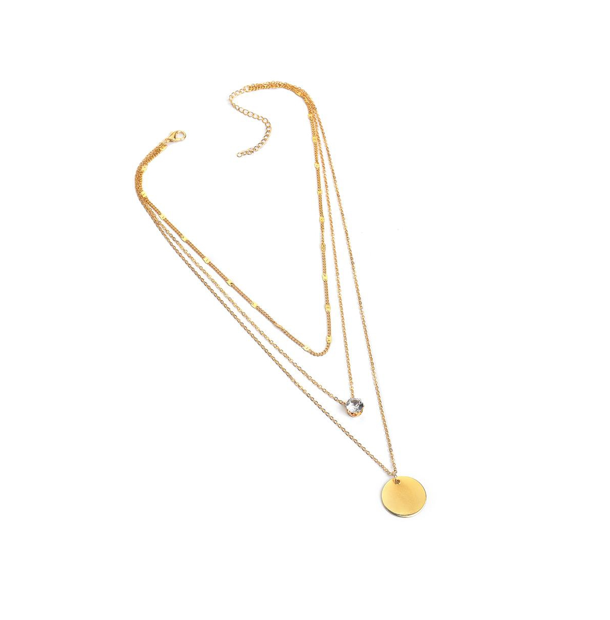 Click here for Sohi Womens Everyday Multi-Layer Necklace - Gold prices