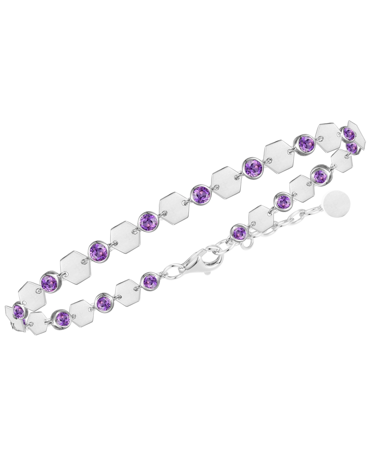 Click here for Macys Amethyst Luna Bracelet (1-1/2 ct. t.w.) in S... prices