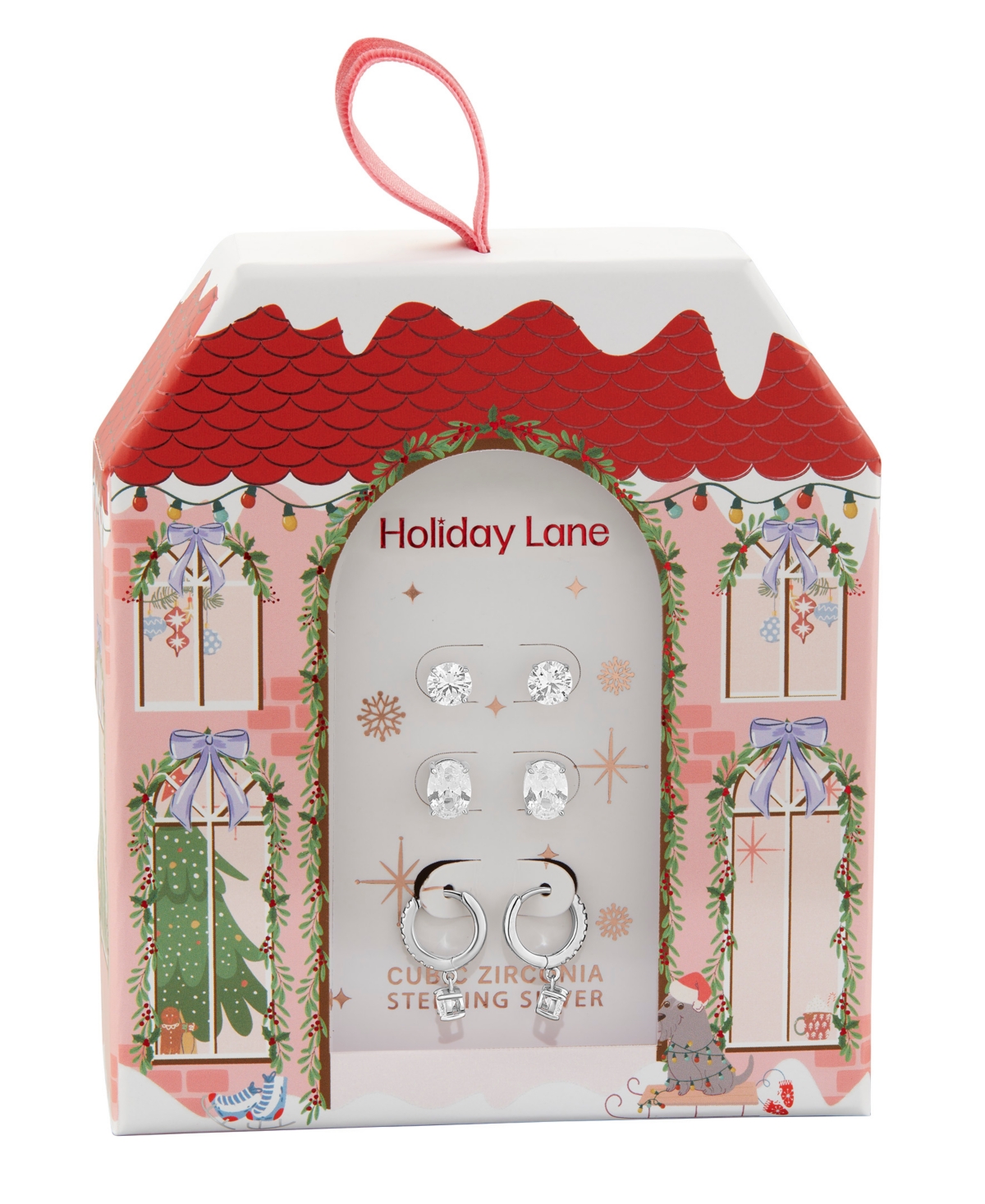 Click here for Holiday Lane 3-Pc. Cubic Zirconia Sterling Silver... prices