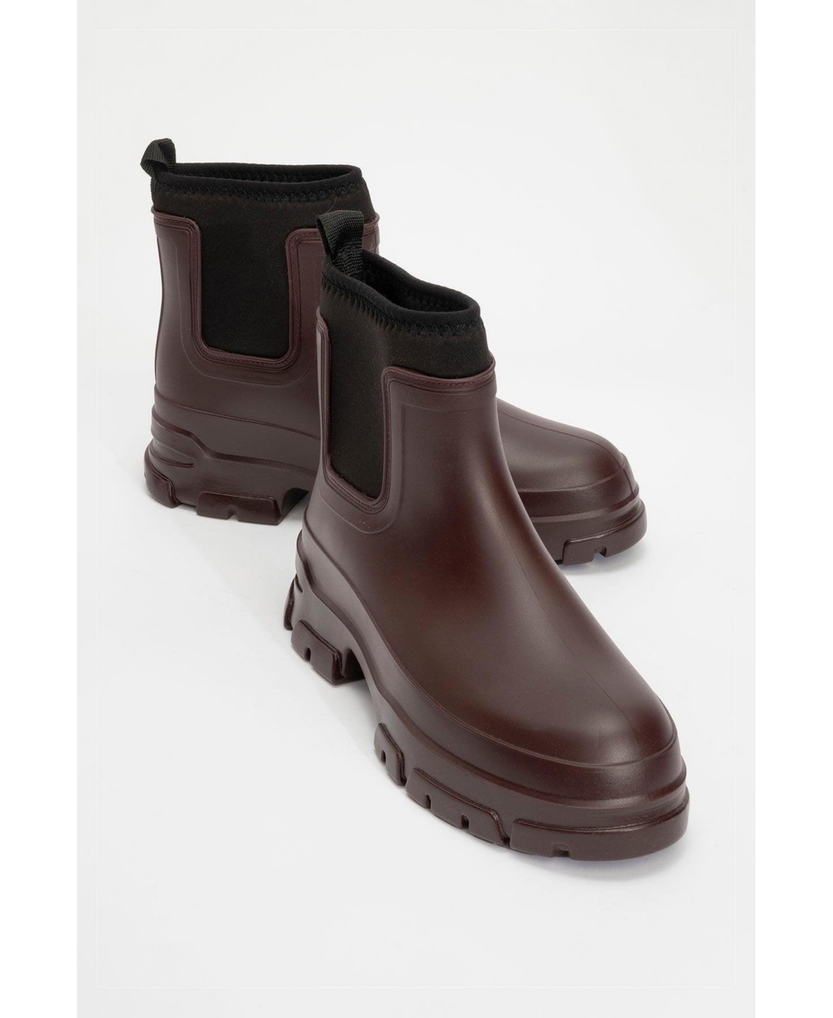 Click here for Prologue Shoes Ploye Rain Boot (Women) - Burgundy... prices