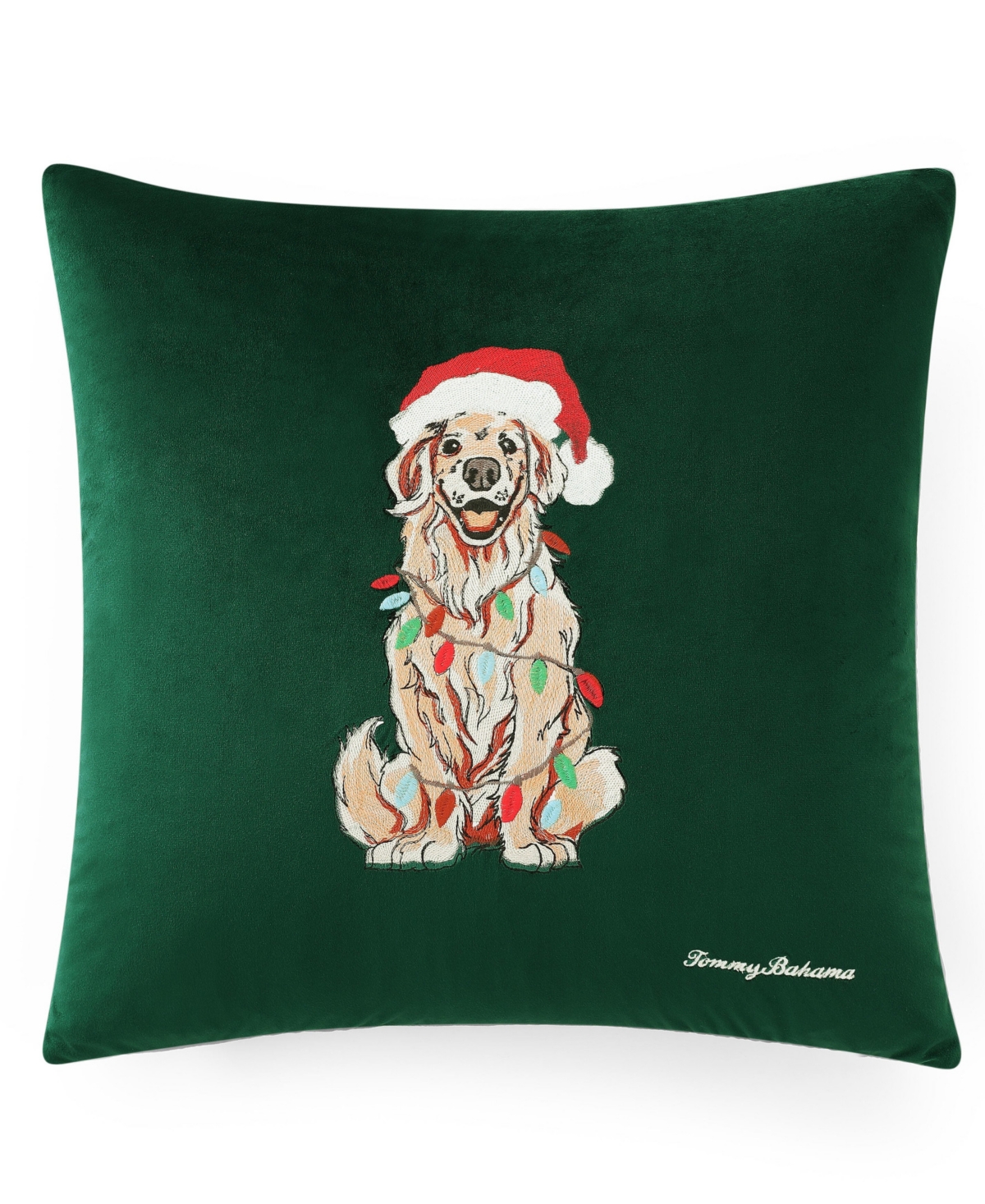 Click here for Tommy Bahama Holiday Retriever Decorative Pillow... prices