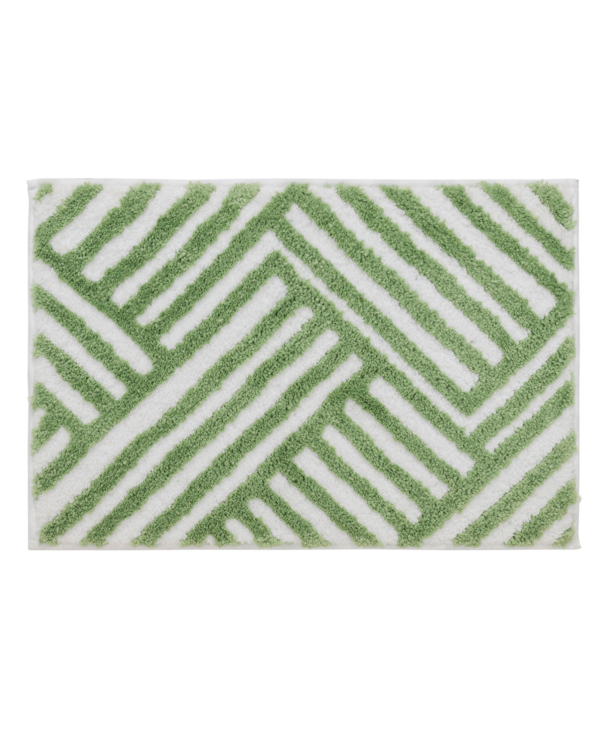 Click here for Vcny Home Geometric Lines Tufted Bath Rug  18 x 27... prices