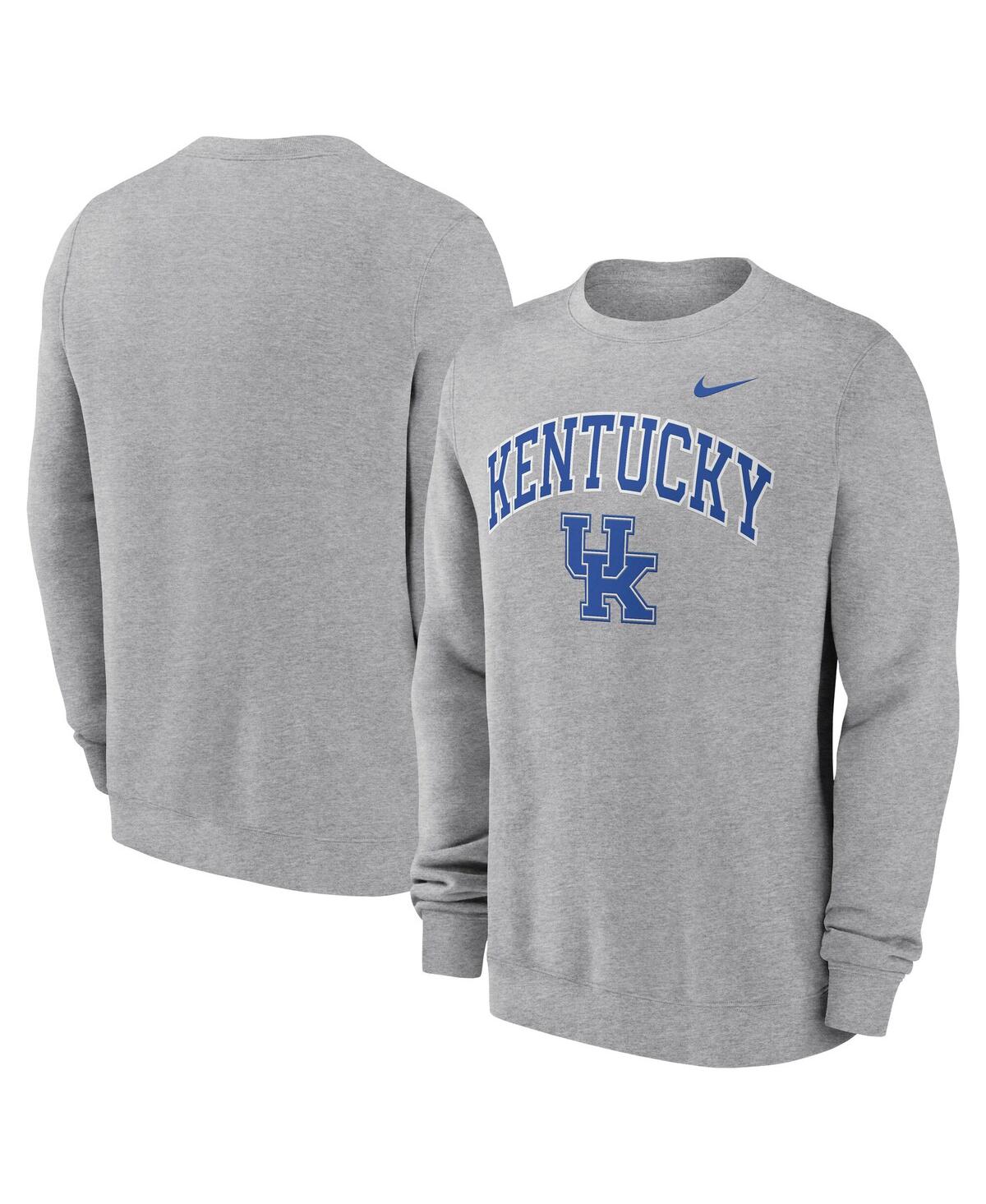 Click here for Nike Mens Gray Kentucky Wildcats Arch Pullover Swe... prices