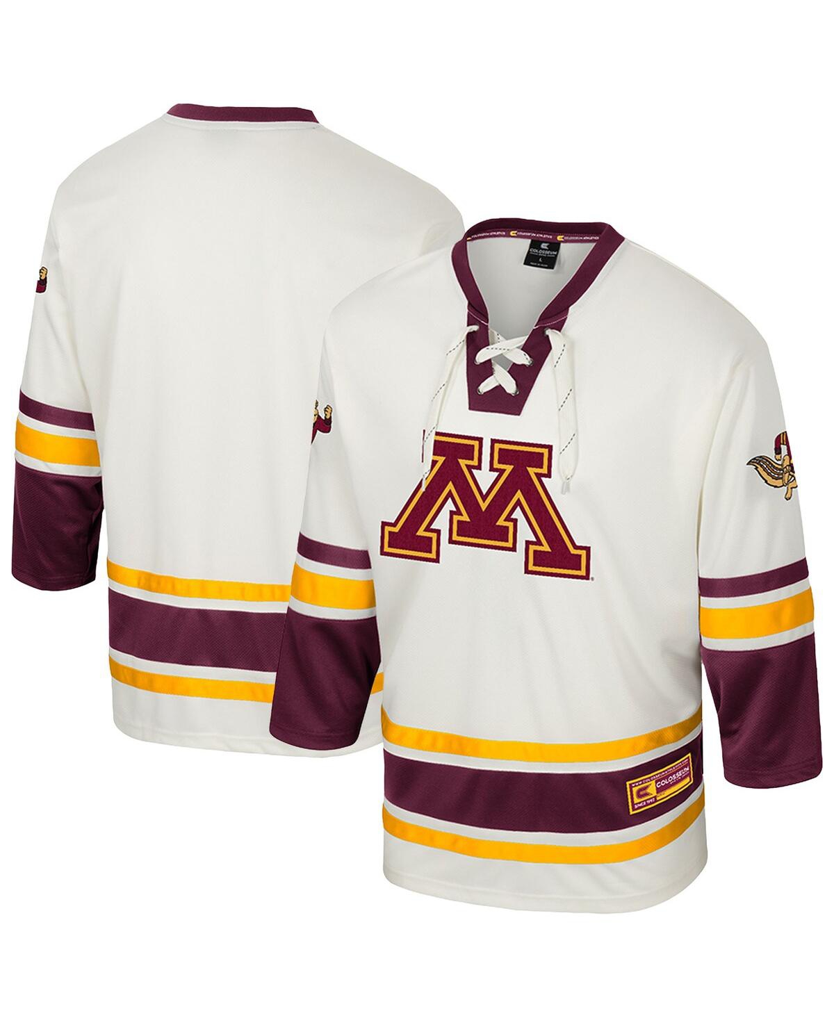Click here for Colosseum Mens Cream Minnesota Golden Gophers Puck... prices