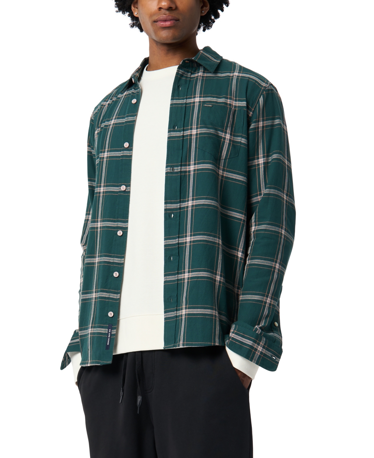 Click here for Buffalo David Bitton Mens Sago Regular Fit Plaid P... prices