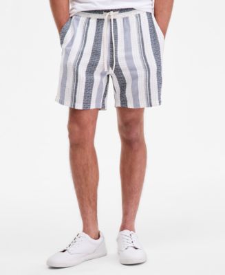 Sun + Stone Men's Eilish Regular-Fit 6" Striped Shorts, Macy's ...