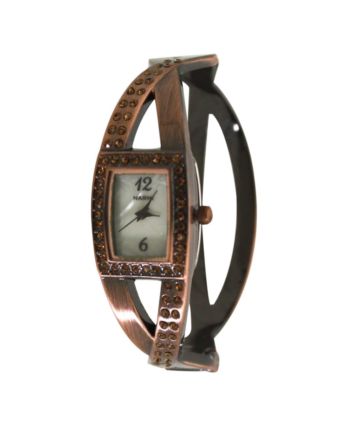 Click here for Olivia Pratt Bronze Rhinestones And Pearl Tone Ban... prices