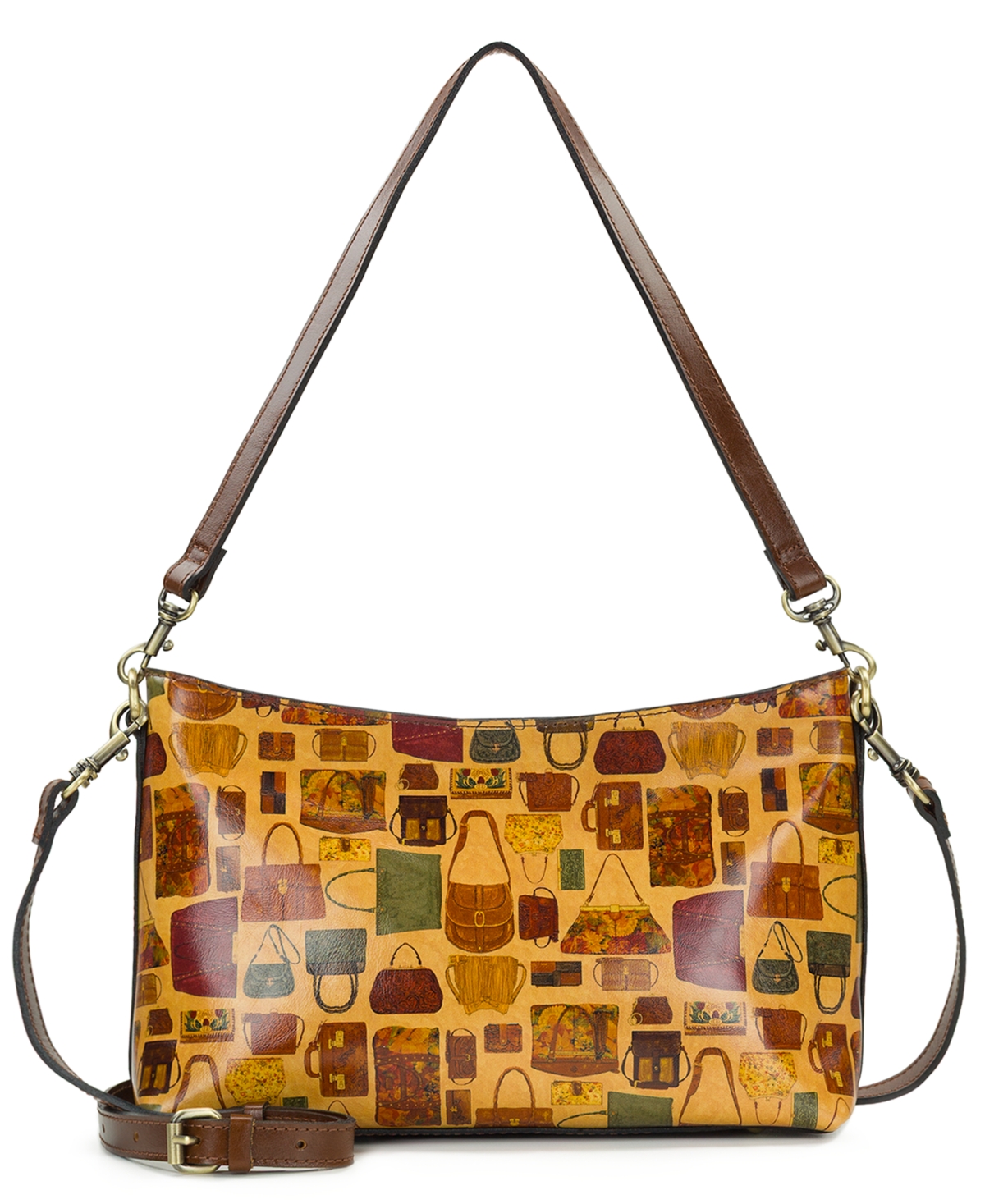 Click here for Patricia Nash Betta Medium Leather Crossbody  Crea... prices