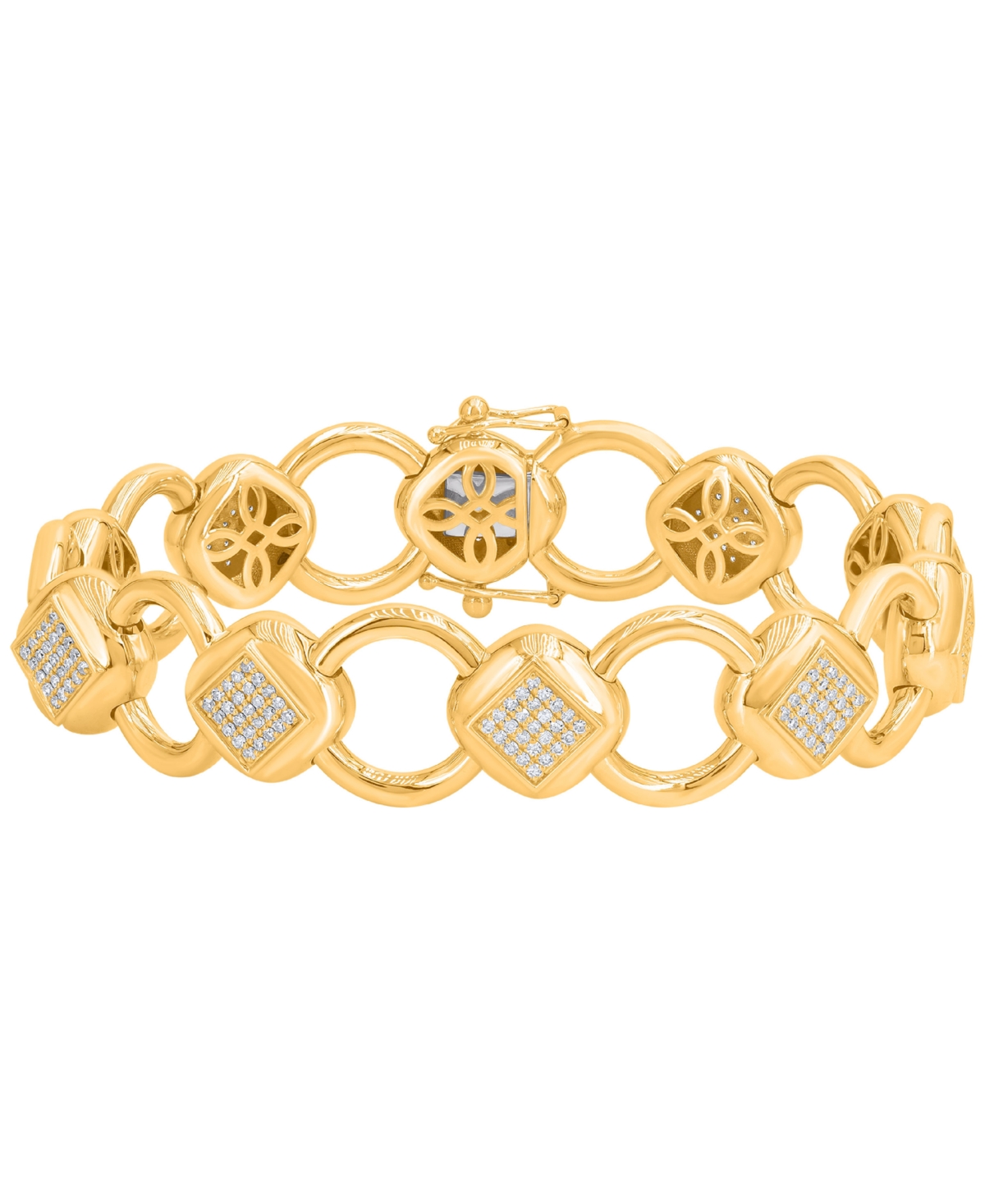 Click here for Macys Round Diamond Bracelet (1 ct. t.w.) in 14K Y... prices