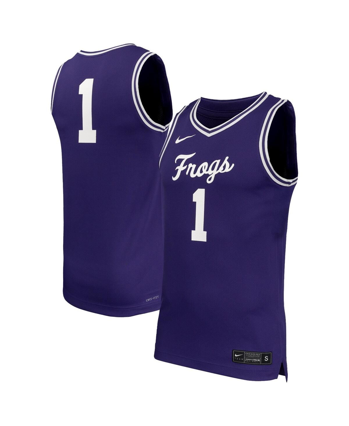 Click here for Nike Mens 1 Purple Tcu Horned Frogs Replica Basket... prices