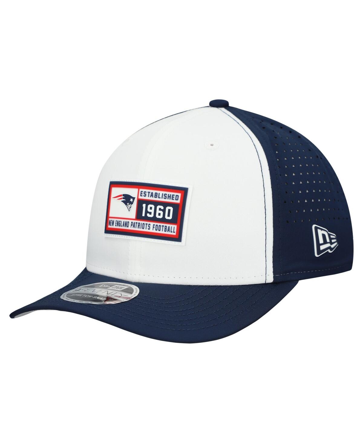 Click here for New Era Mens White/Navy New England Patriots Estab... prices