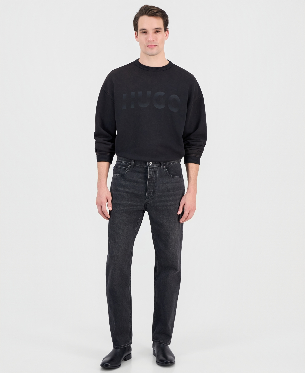 Click here for Hugo Boss Mens Jonah Regular-Fit Straight-Leg Jean... prices