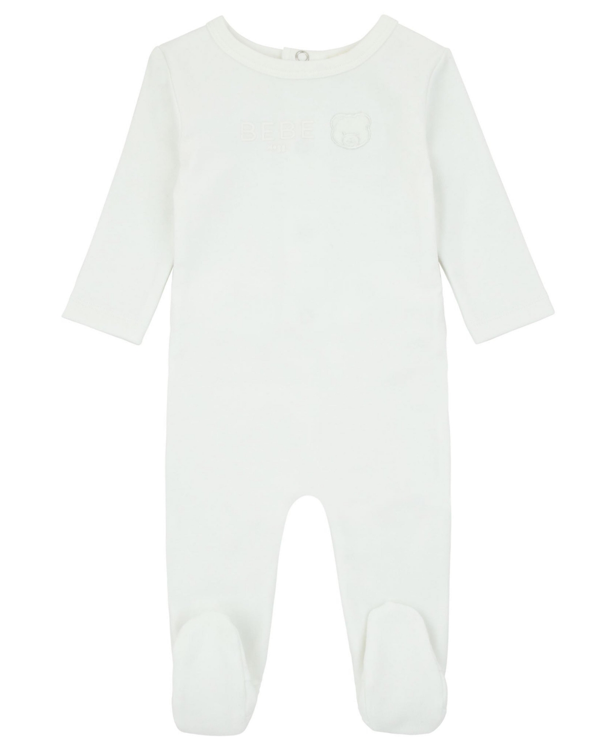 Click here for NoggiWear Baby Teddy Footie Pajamas - Ivory prices