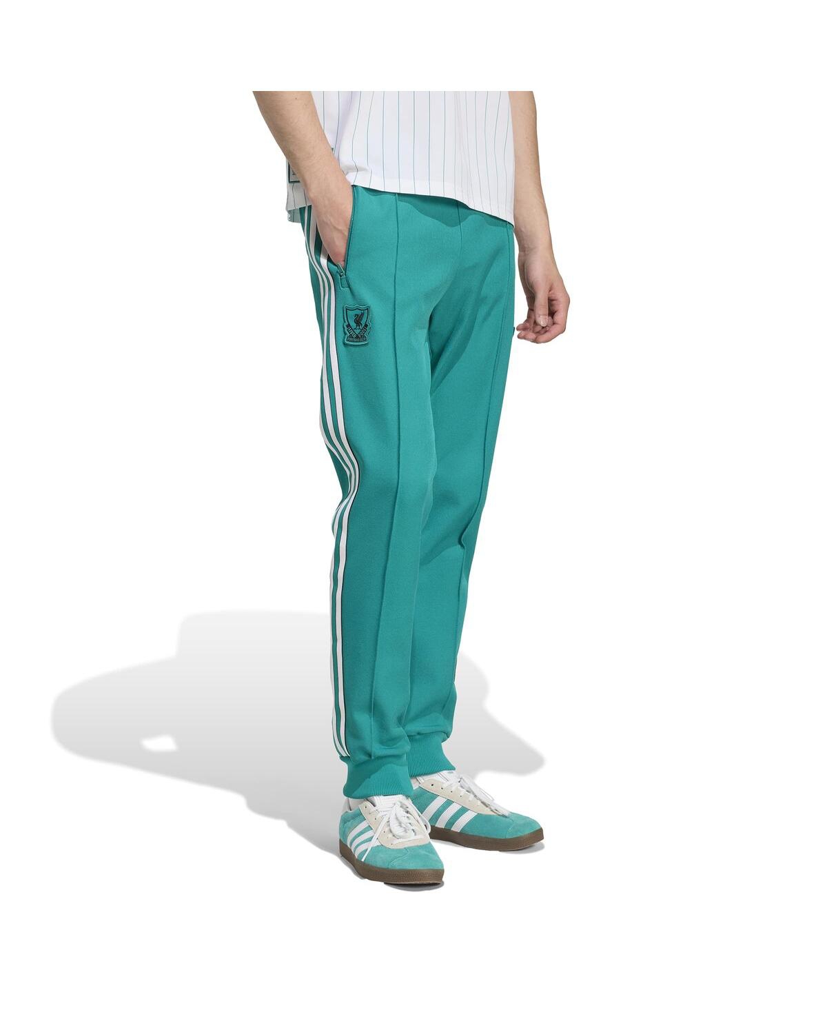 Click here for Adidas Mens Green Liverpool Lifestyler Track Pants... prices