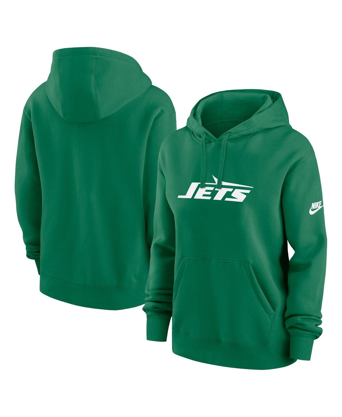 Click here for Nike Womens Green New York Jets Club Fleece Pullov... prices