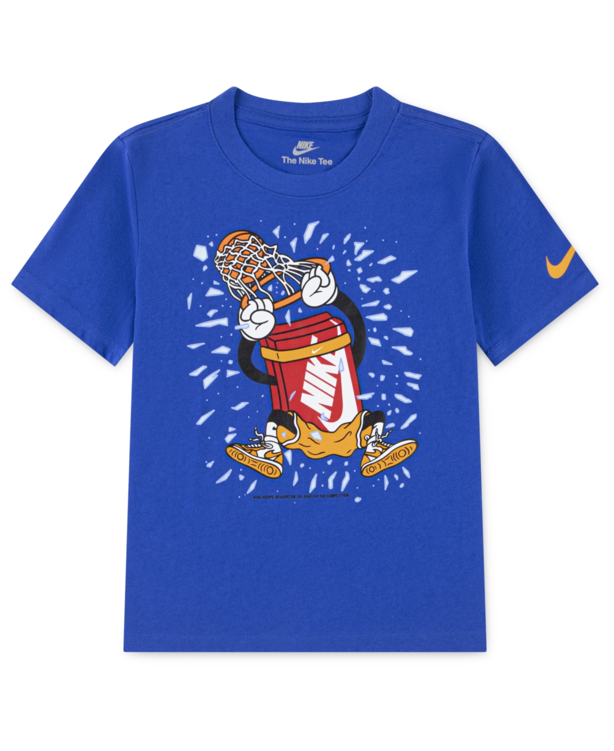 Click here for Nike Boys 2T-7 Boxy Dunk Crewneck T-Shirt - Game R... prices