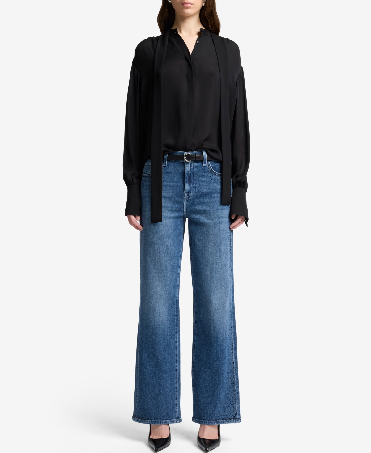 Click here for 7 For All Mankind Womens Alexa High Rise Straight... prices