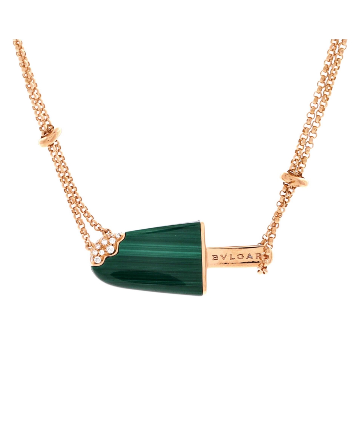 Click here for Pre-Owned Bvlgari Gelati Pendant Necklace - 18k ro... prices
