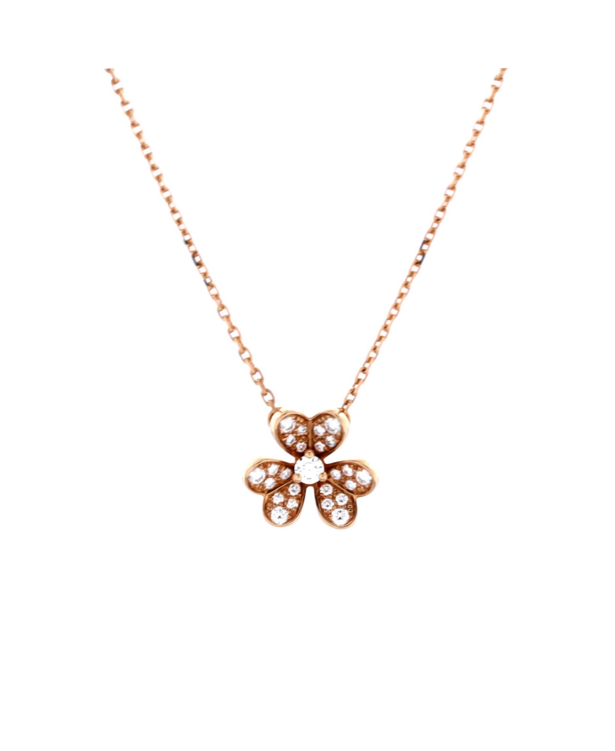 Click here for Pre-Owned Van Cleef & Arpels Frivole Pendant Neckl... prices