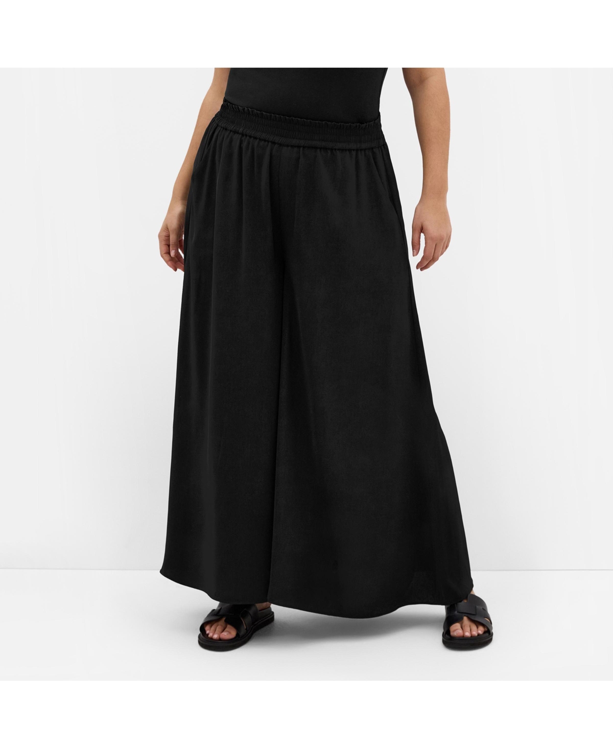 Click here for City Chic Plus Size Eliah Wide Leg Pant - Black prices