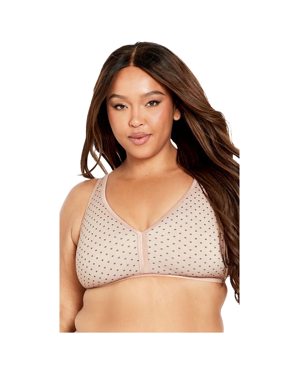 Click here for Avenue Plus Size Fashion Cotton Bra - Almond spot prices