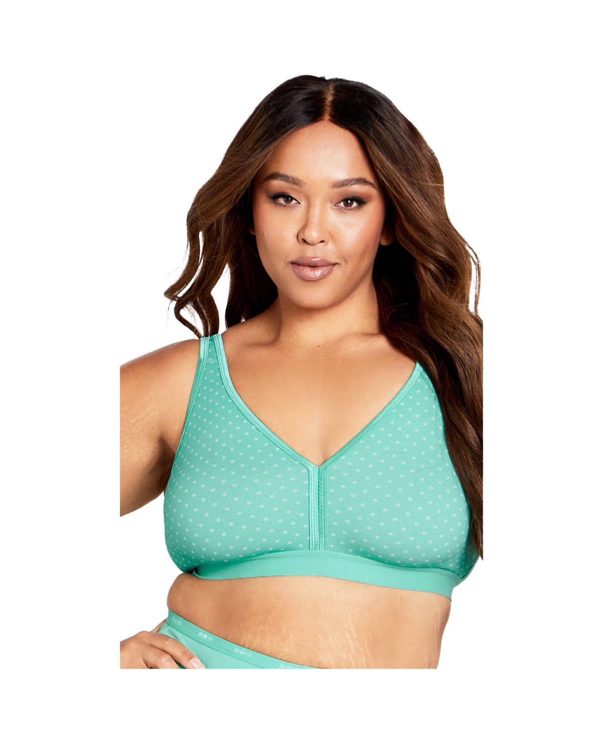 Click here for Avenue Plus Size Fashion Cotton Bra - Peppermint s... prices