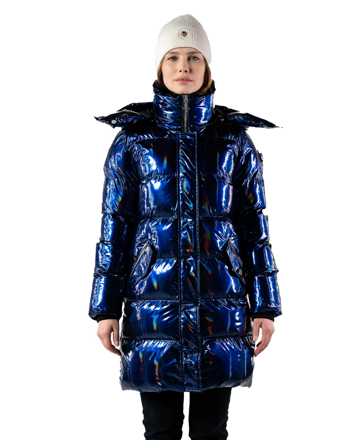 Click here for Woodpecker Womens Penguin Quilted Coat - Oily blue prices