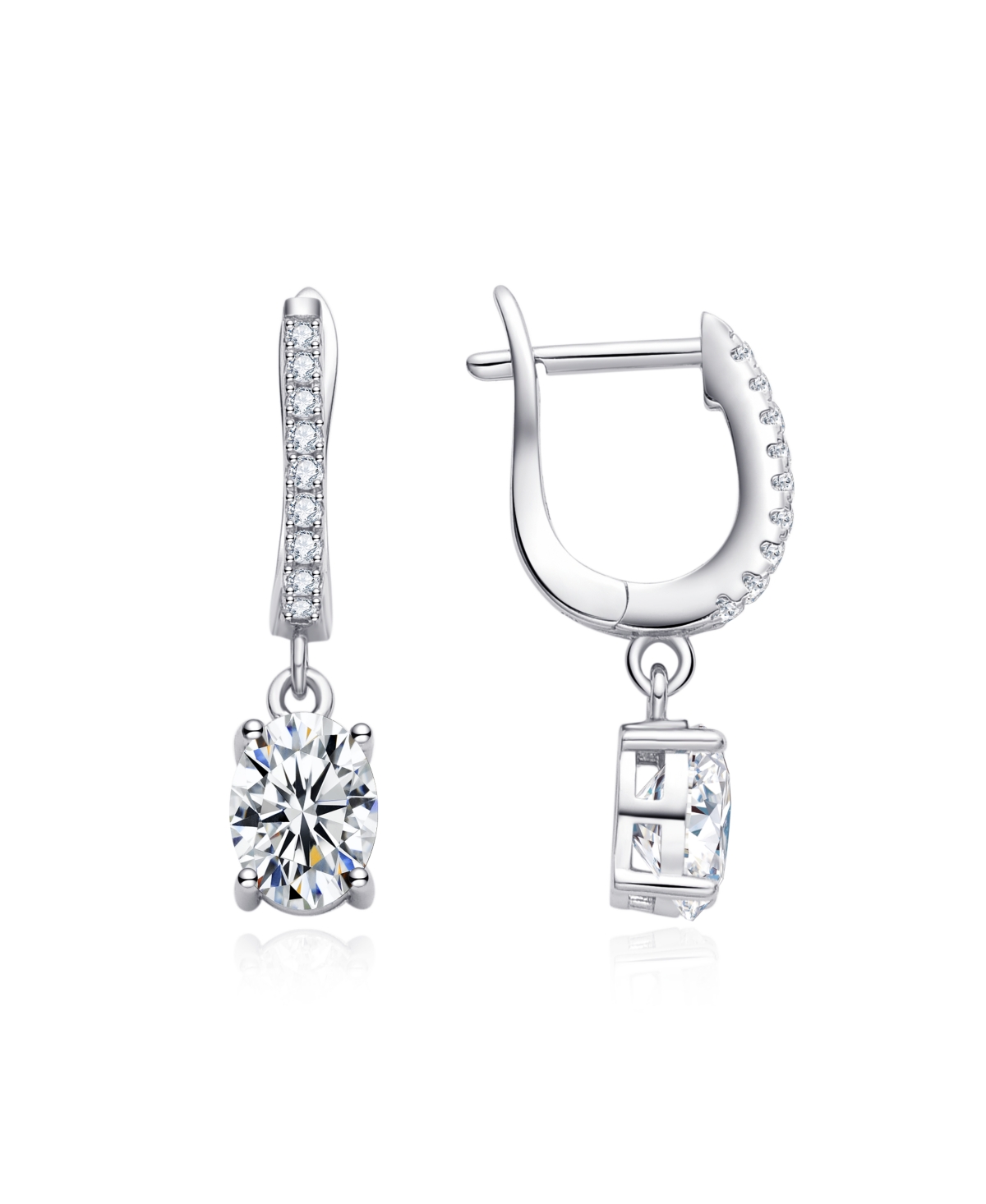 Click here for Untamed PetalsDuchess Crystal Drop Earrings - Silv... prices