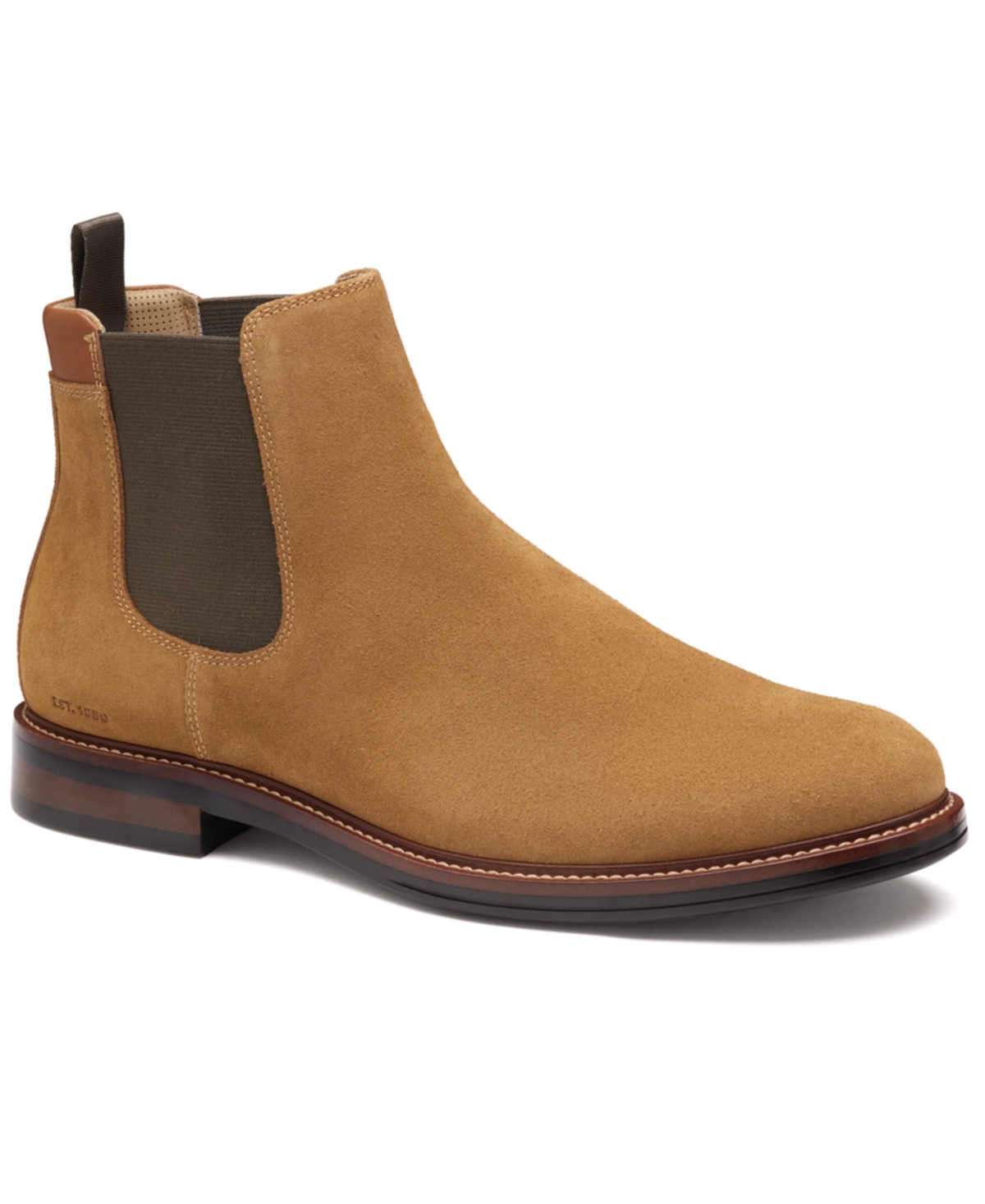 Click here for Johnston & Murphy Mens Durham Chelsea Round Toe Bo... prices