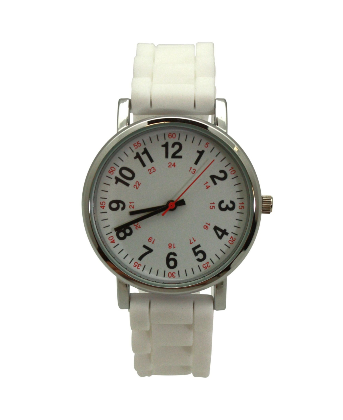 Click here for Olivia Pratt White Solid Silicone Bold Numbers Wom... prices