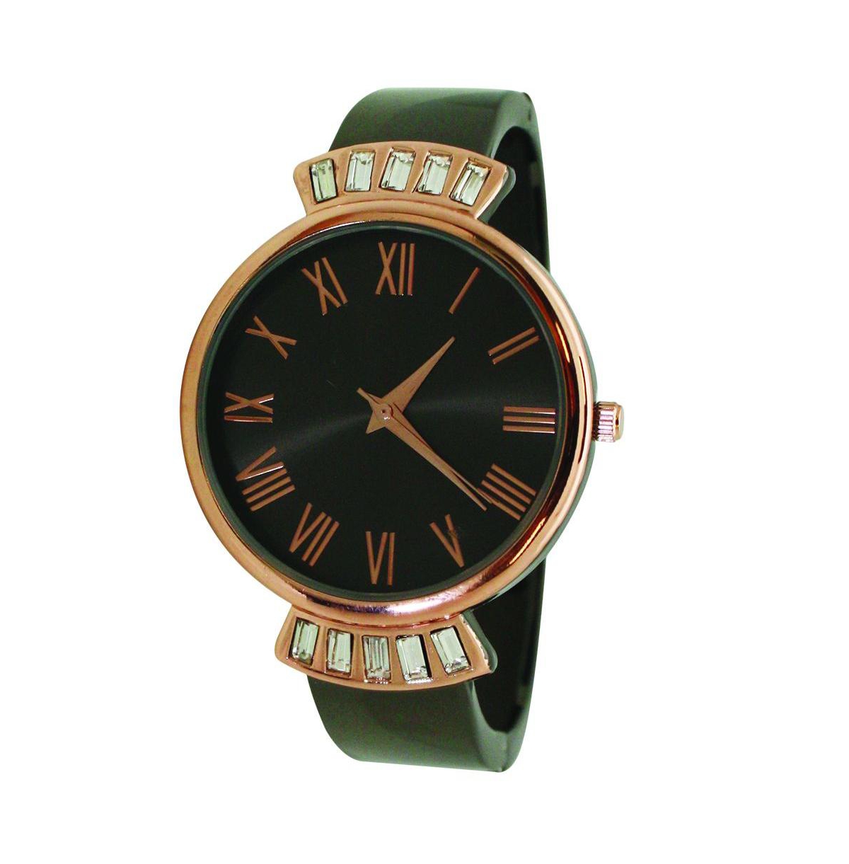 Click here for Gunmetal Rose Gold Olivia Pratt Elegant Emerald Rh... prices