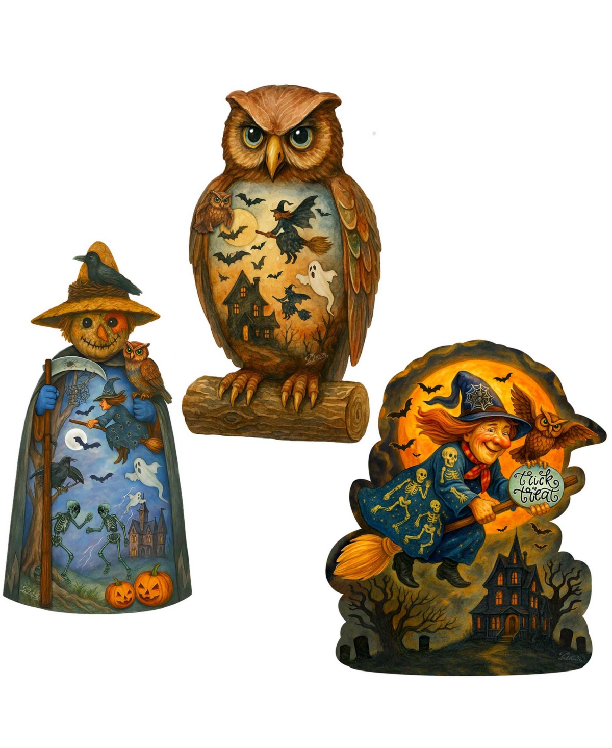 Click here for Designocracy Spooky Halloween Clip Ornaments  Set... prices
