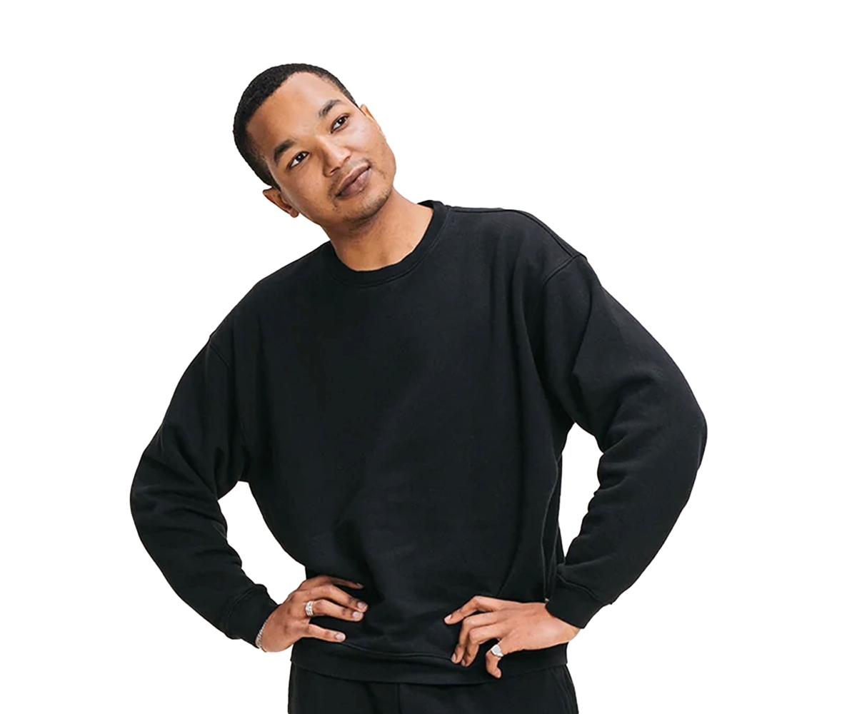 Click here for Ocio Mens Organic Cotton Teddy Oversized Crewneck... prices