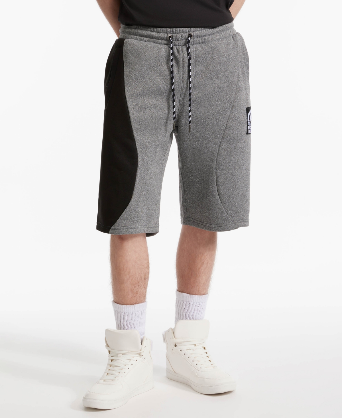 Click here for Ecko Unltd Mens Ridge Fleece Shorts - Gray Marled/... prices