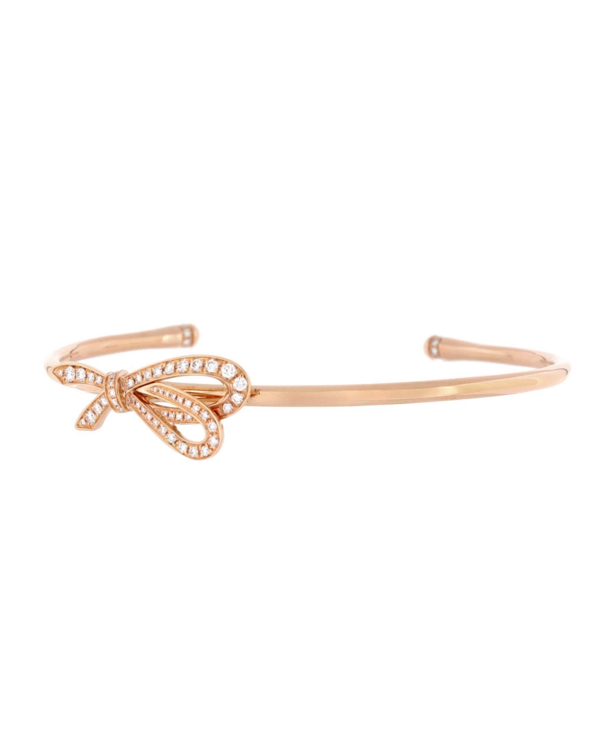 Click here for Pre-Owned Tiffany & Co Bow Knot Cuff Bracelet - 18... prices