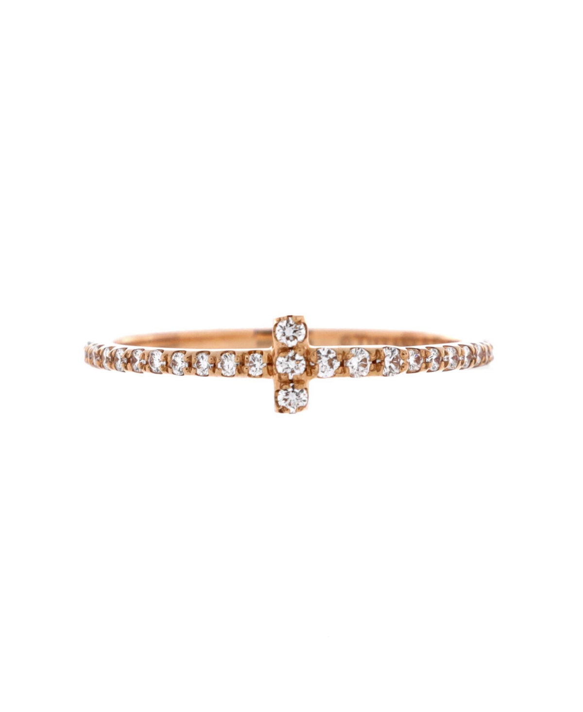 Click here for Pre-Owned Tiffany & Co. T Wire Ring - 18k rose gol... prices