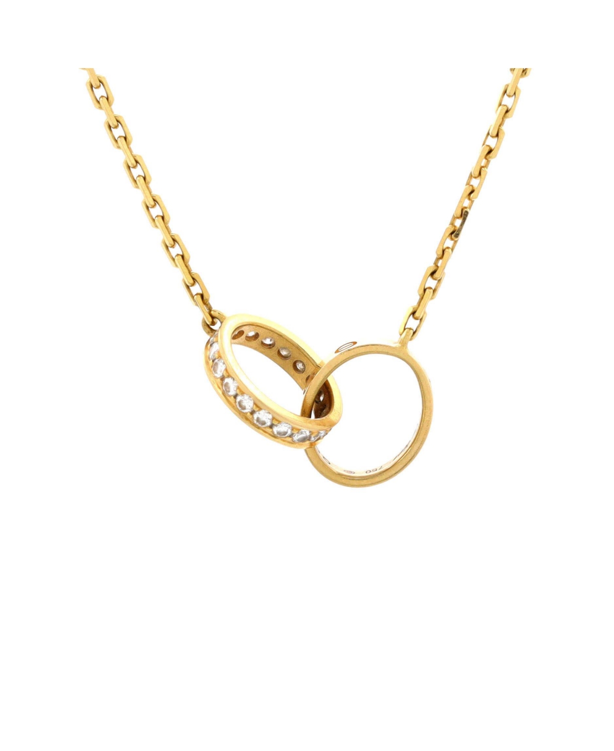 Click here for Pre-Owned Cartier Love Interlocking Necklace - 18k... prices