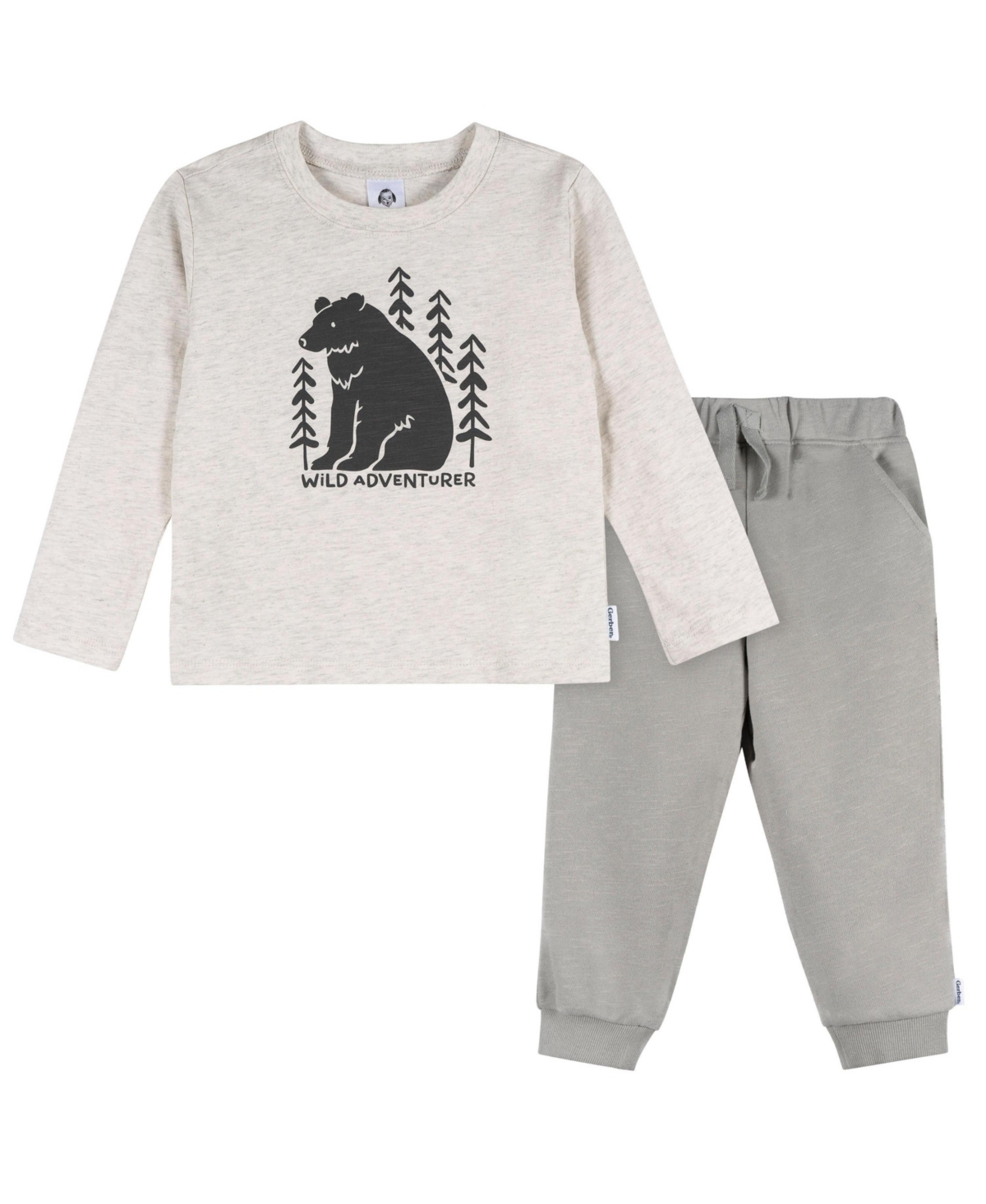 Click here for Gerber Toddler Boys 2-Piece Top and Jogger Set - W... prices